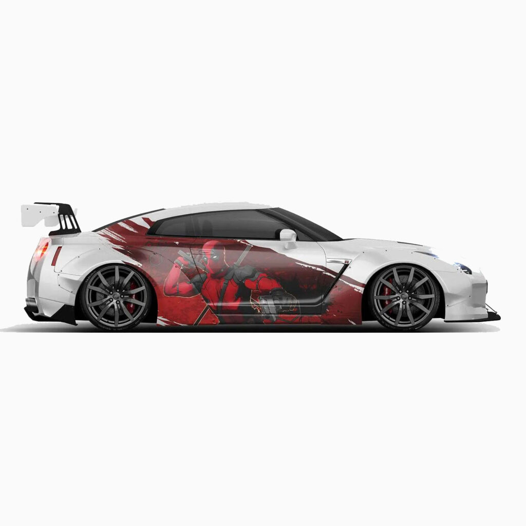 🩸 Deadpool Splatter Car Wrap- PRINTWRAPUSA